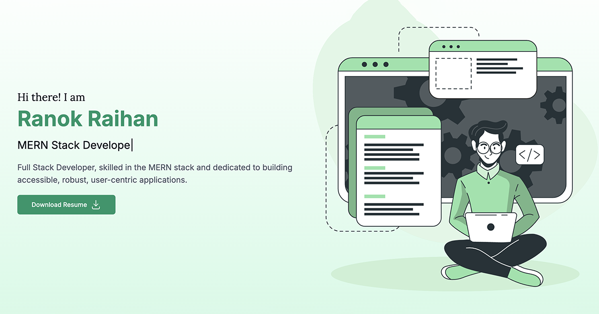 Ranok Raihan - Full Stack Developer